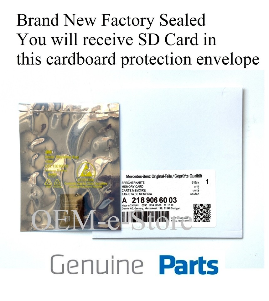 2018 Mercedes C250 C300 C350 C400 Navigation Garmin SD Card U.S CAN Map ...