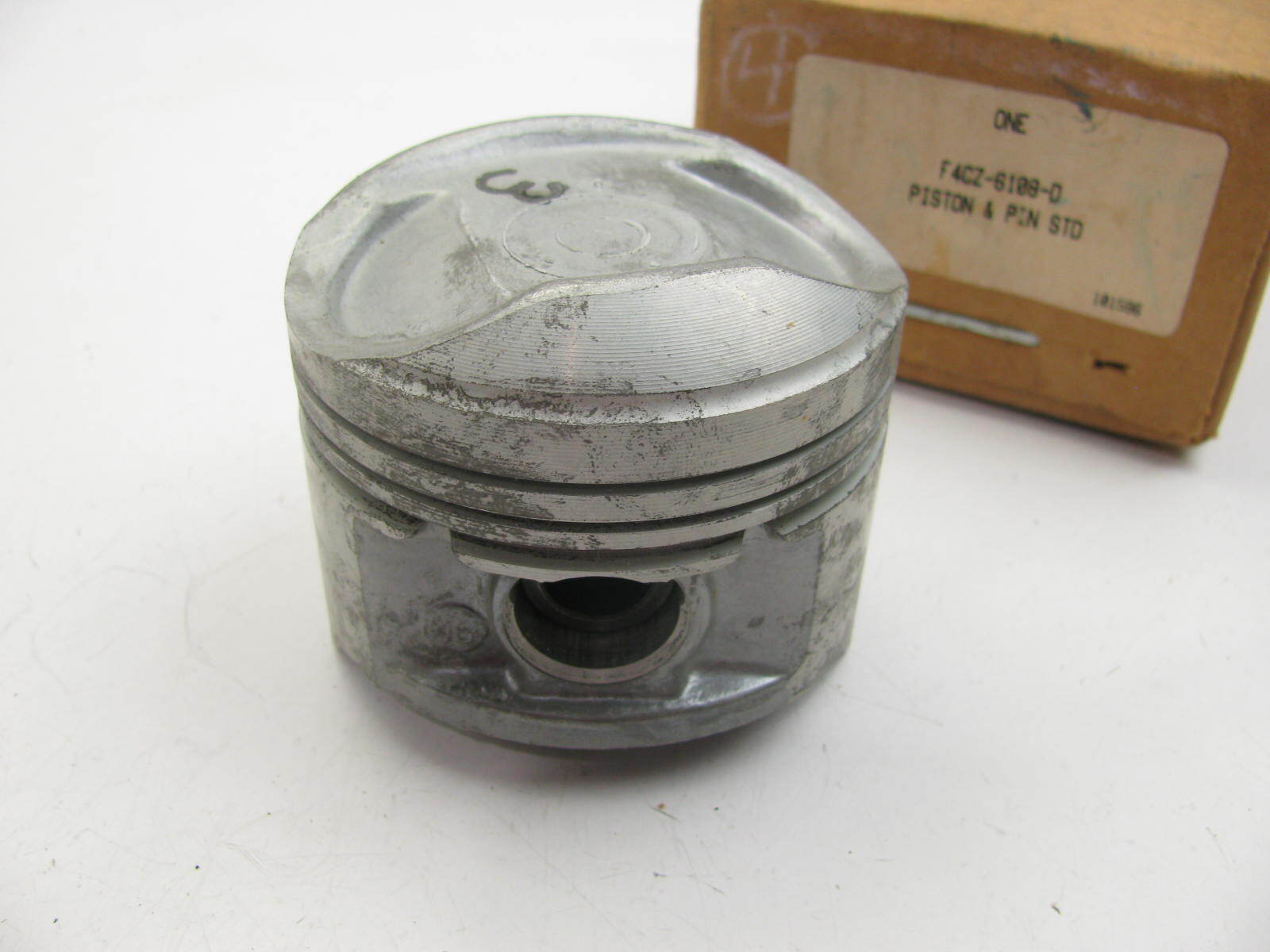 NEW - OEM Ford F4CZ-6108-D Engine Piston - STD RED 1995-1996 Escort ...