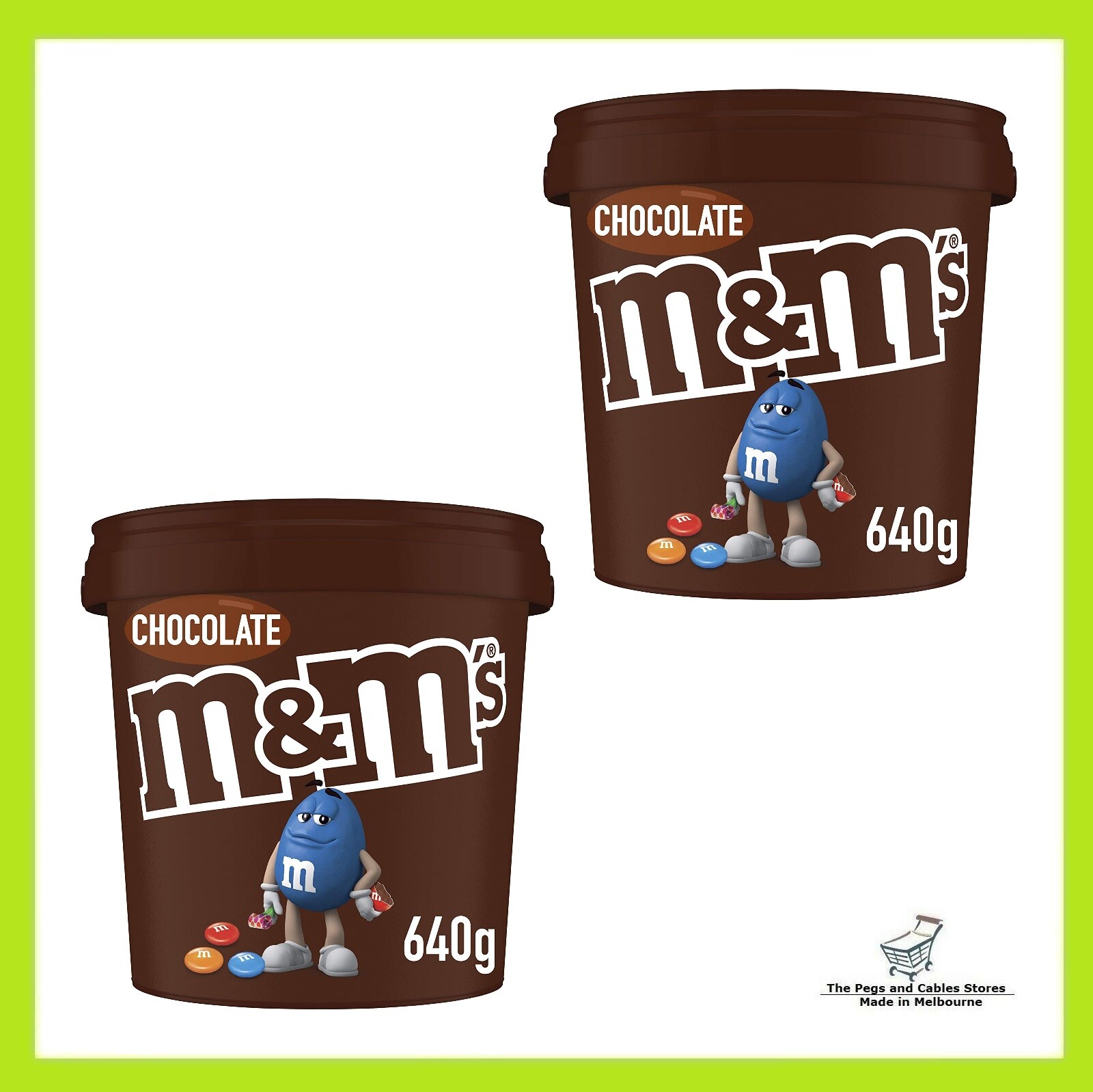 M&M's Milk Chocolate Party Size Bucket (640g) x 2 buckets | eBay Australia