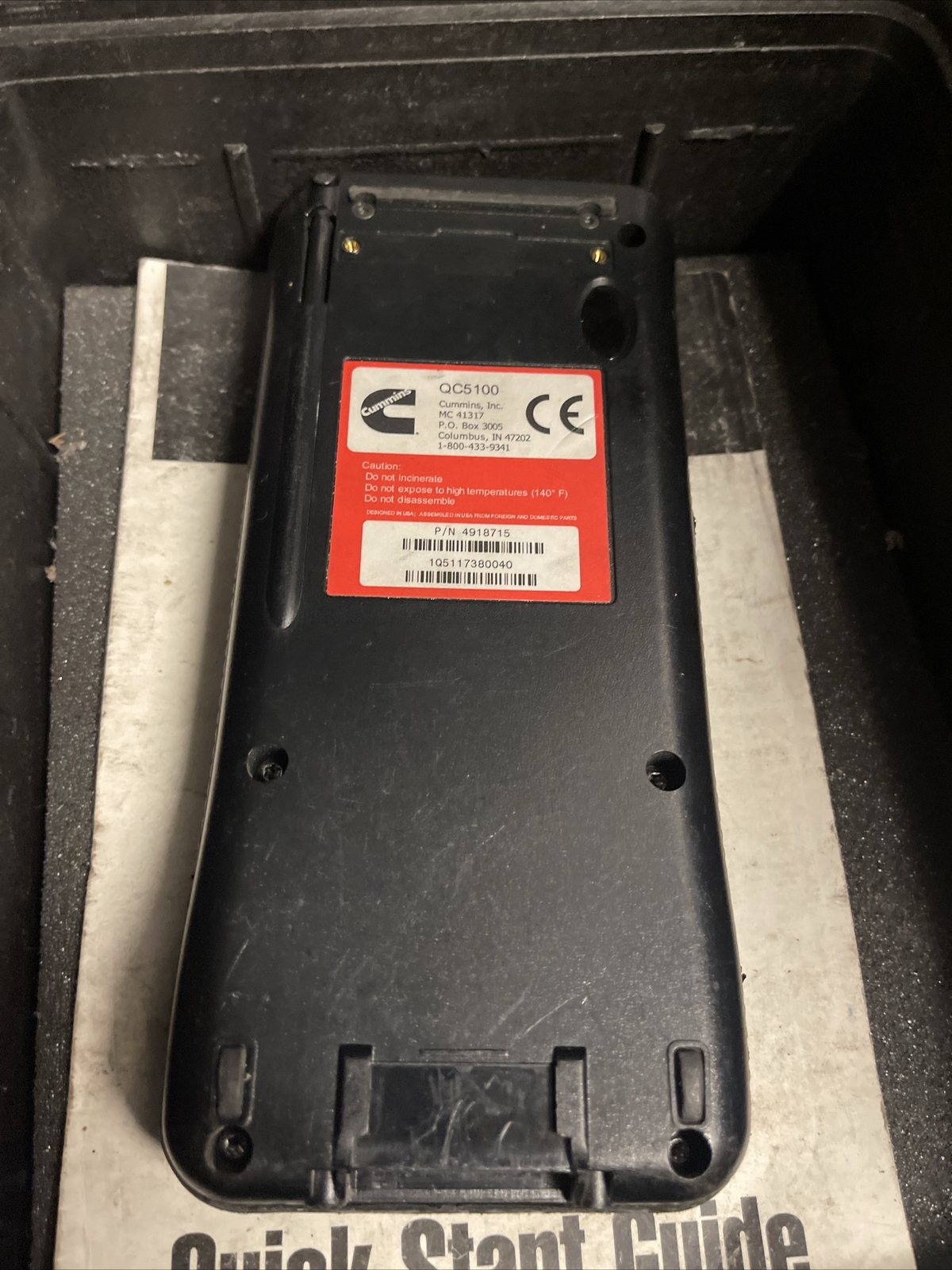 Genuine Cummins Quickcheck QC5100 Handheld Testing Computer Kit for ...