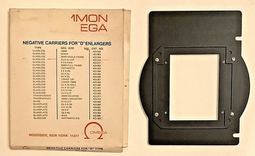 Simmon Omega Photograph Negative Carrier #423-315 For "D" Enlargers ...