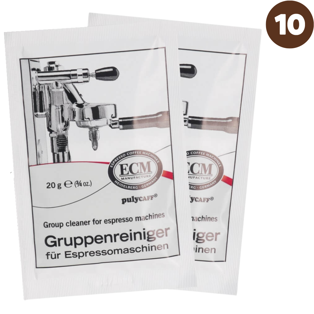 ECM Espressomaschinen Brühgruppenreiniger, Reiniger für Siebträger 10 x ...