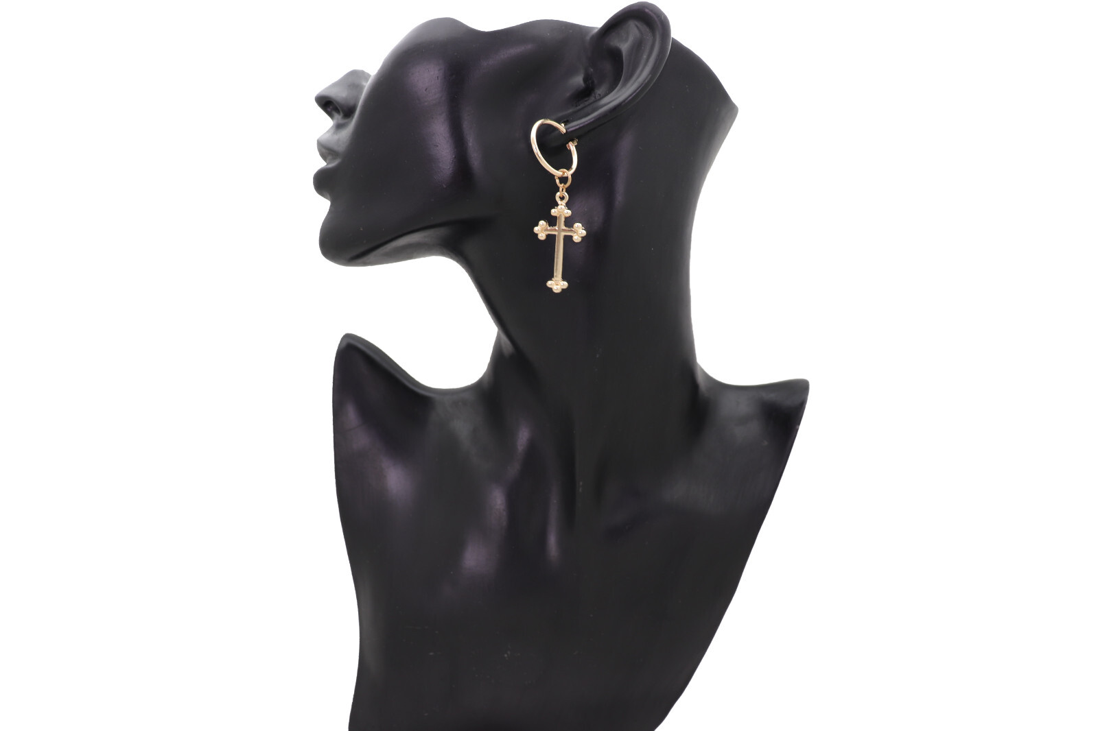 Women Gold Metal Religious Fashion Jewelry Dangle Earrings Christian ...