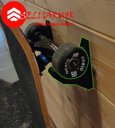 Support wall mount hook for skateboard wheel ø48,52,54,56,58,60 ...