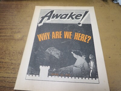 Awake Magazine Watchtower 1976 April 22 | eBay