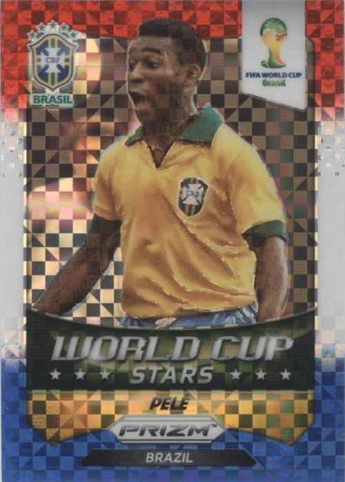 2014 Panini Prizm World Cup - Stars Pelé #41 Red White & Blue Power ...