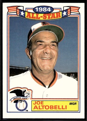 1985 Topps All Star #12 Joe Altobelli Excellent | eBay
