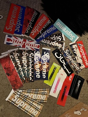 Supreme Rare Stickers Lot Of 177 | eBay UK