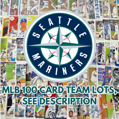Seattle Mariners 100 Card MODERN Team Lot Rookie Base Stars Color ...