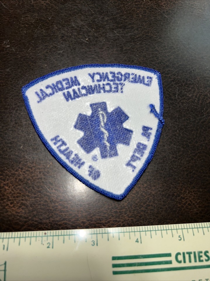 Vntg Pennsylvania EMT Emergency Medical Technician Fire Department ...