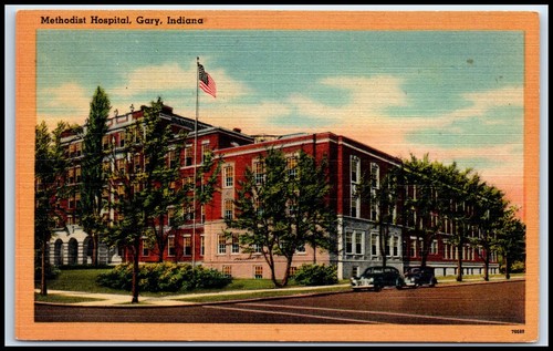 Postcard Methodist Hospital, Gary, Indiana76689 R98 | eBay