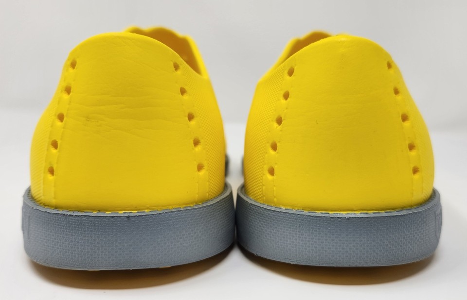 Biion Oxford Unisex Golf Shoes Yellow Spikeless Rubber Men 5 Women 7 ...