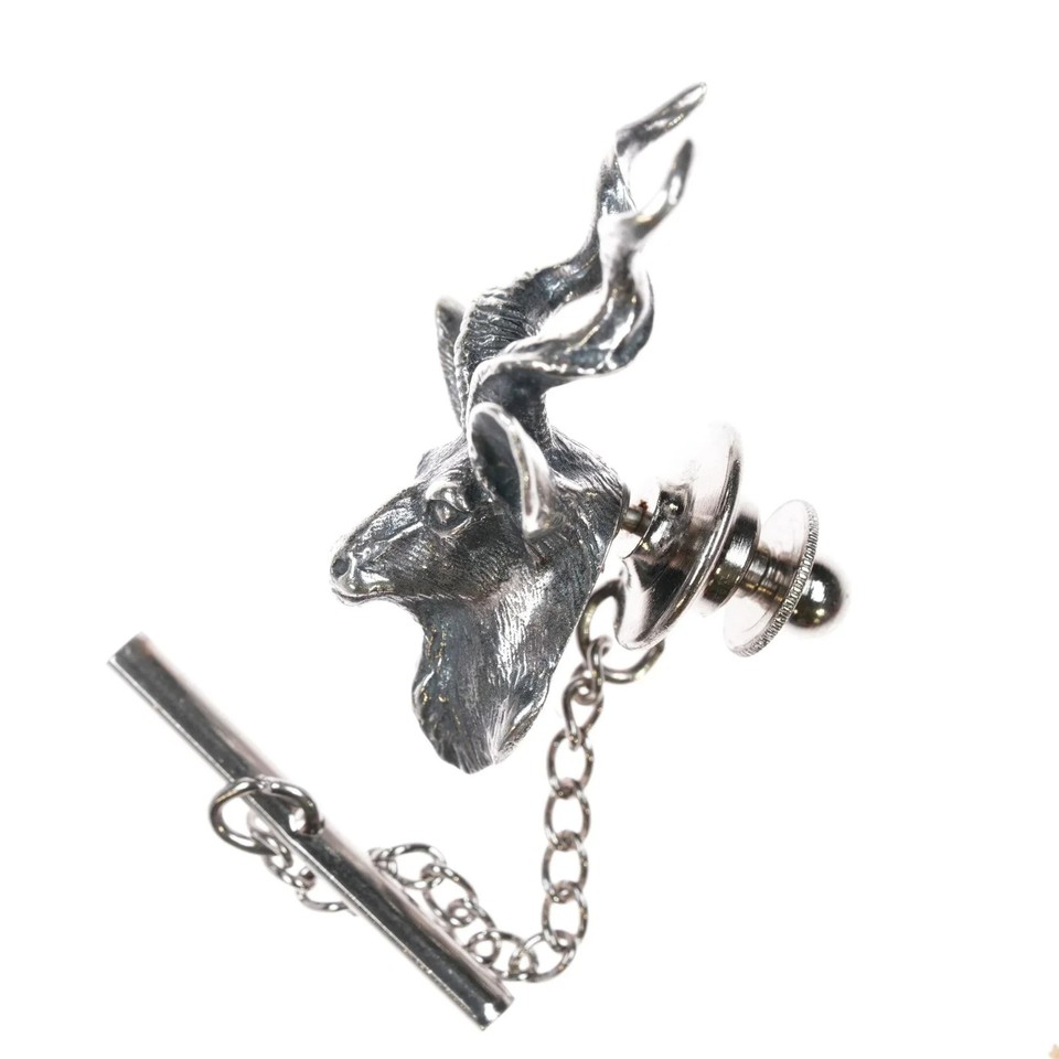 Retired James Avery Kudu Antelope lapel pin/tie tac sterling silver | eBay