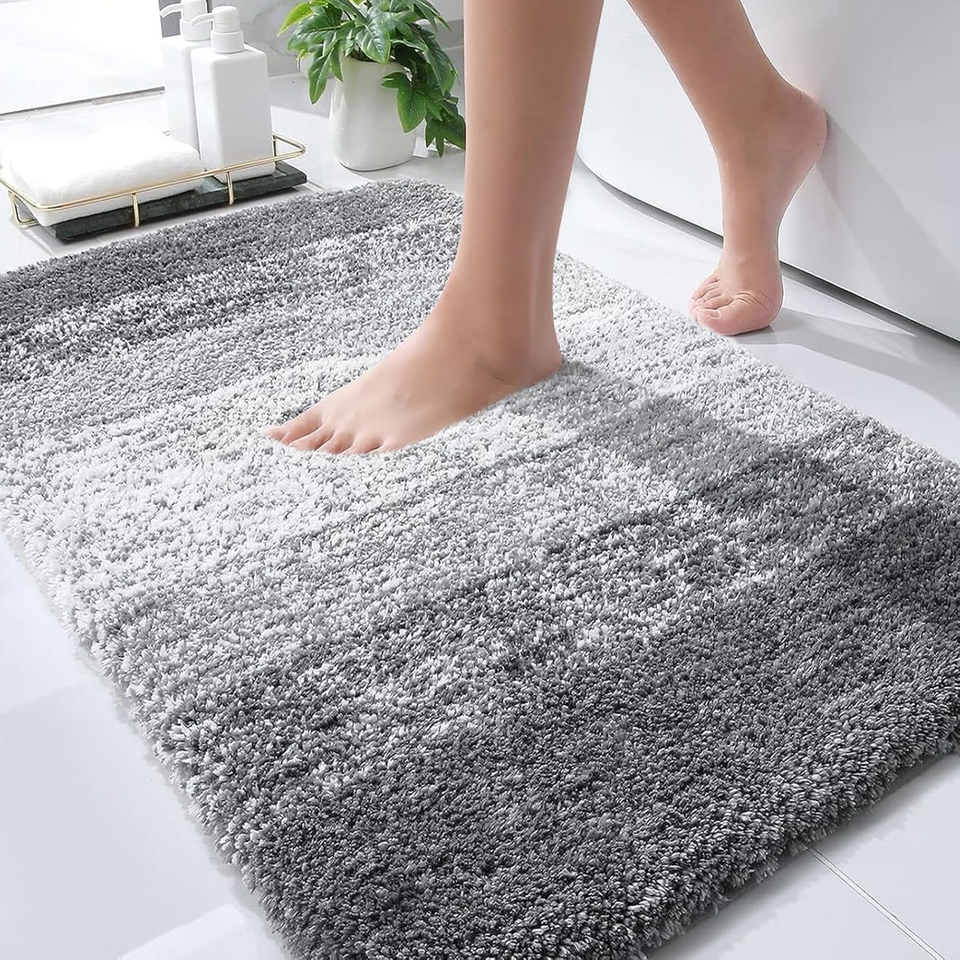 Bathroom Rugs Mat 30X20, Extra Soft Absorbent Microfiber Bath Rugs ...