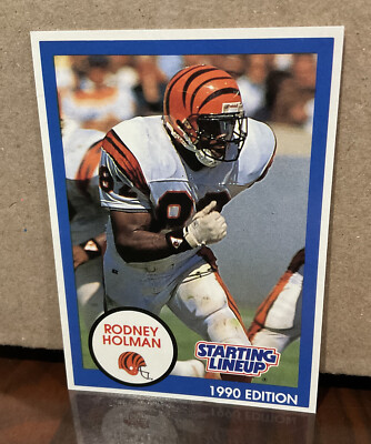 RODNEY HOLMAN 1990 KENNER STARTING LINEUP CARD - CINCINNATI BENGALS | eBay