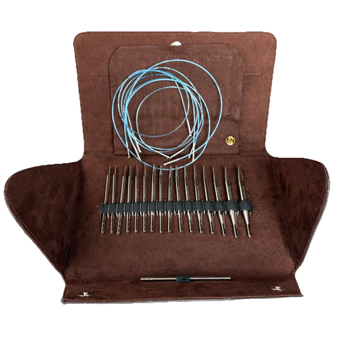 Addi Click LACE Interchangeable Knitting Needles Set w/ Cables, Brooch ...