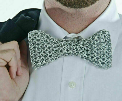 Banjo Chainmail Bow Tie Chainmail Aluminum Silver Customer First Choice ...