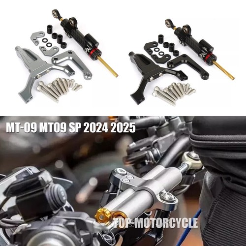 CNC Steering Stabilizer Damper Mounting Kit For Yamaha MT-09 MT09 SP ...