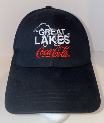Coca Cola Great Lakes Embroidered Logo Baseball Cap Adjustable Hat ...