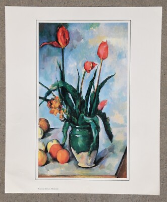Cezanne Flower Vase Painting Reproduction Poster From Norton Simon ...