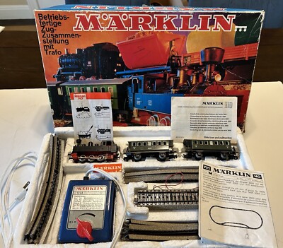 VINTAGE MARKLIN HO TRAIN SET 2902 Complete Collectible PARTS, CHRISTMAS ...