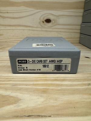 RCBS 18612 Magnum Carbide Handgun Reloading Dies Set .44MG/.44SP ...