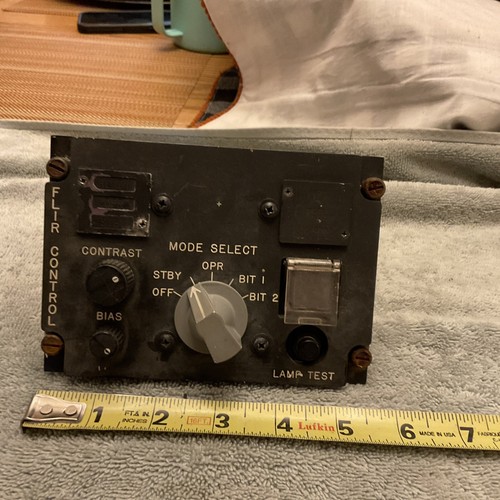 Military Aircraft Avionics Radio Instrument FLIR CONTROL PANEL | eBay