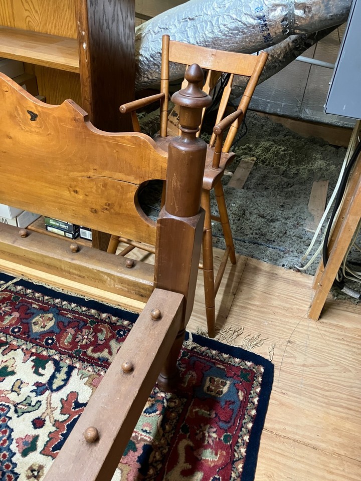 Antique Rope Bed - Cherry | eBay