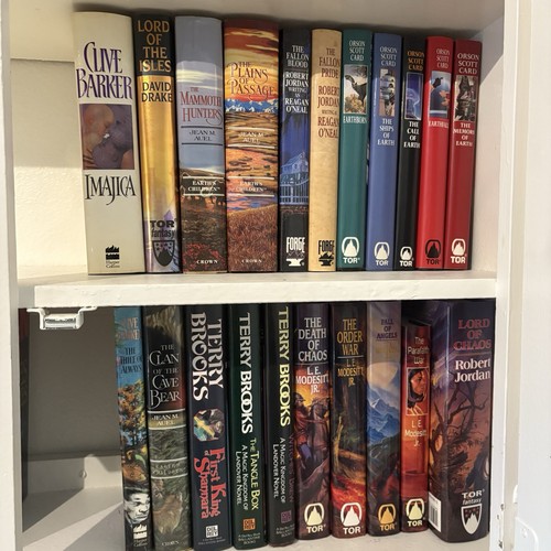 Lot of 21 Vintage Mixed Authors Fantasy Hardcover Books (Brooks, Jordan ...