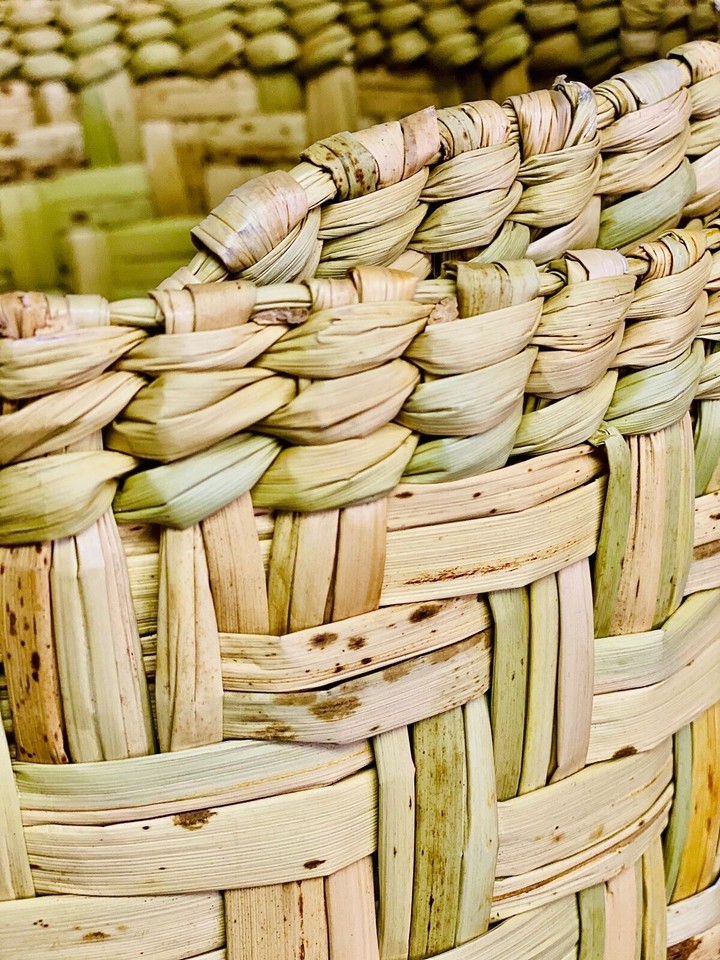 Petate Tule Rush Straw Rug Handwoven Palm Organic floor bed bedroll mat ...