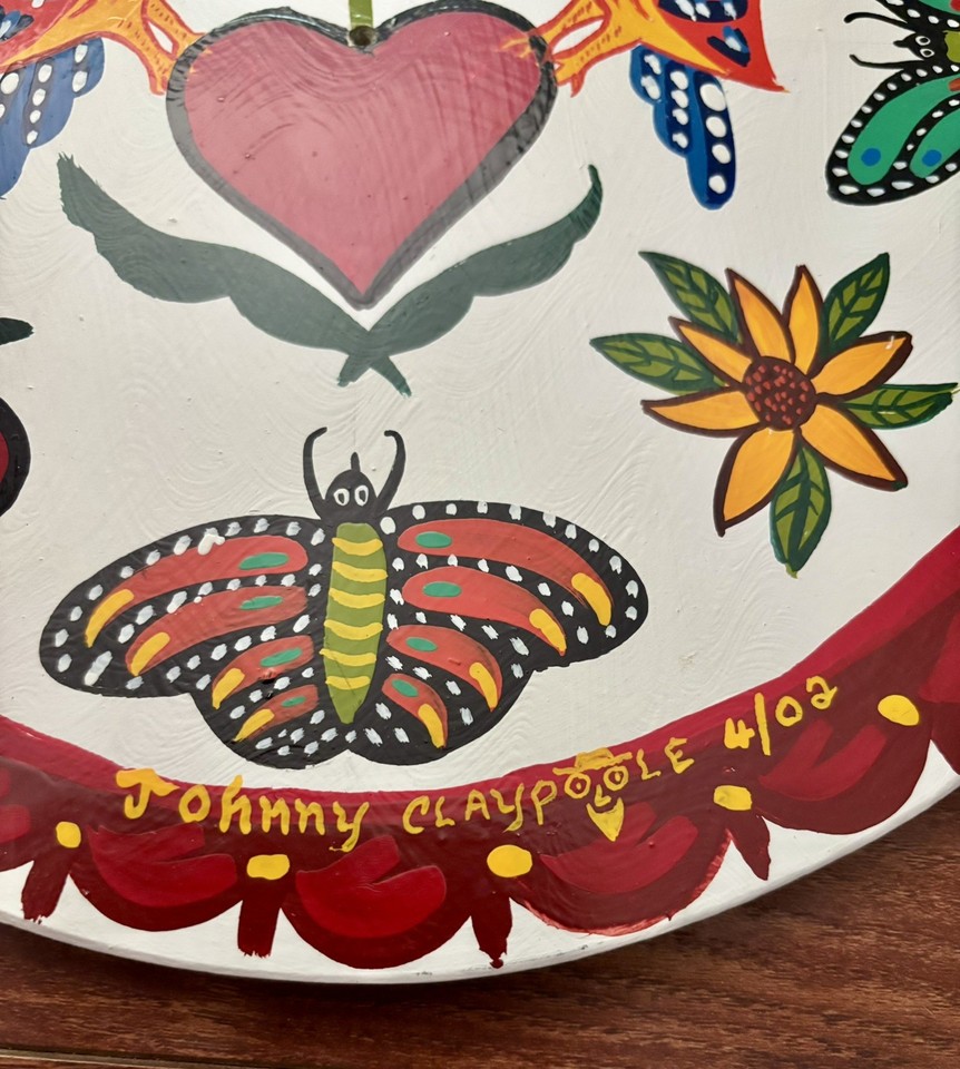 VTG Pennsylvania Dutch Hex Sign Signed By Johnny Claypoole 12” Birds ...