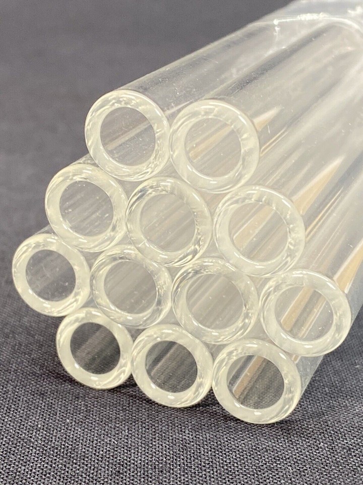 12'' GLASS TUBES 12mm OD 8mm ID 2mm THICK WAL ,SELECT YOUR NEED . | eBay