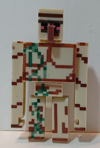 Iron Golem Minecraft Series 2 Overworld Action Figure 2013 Jazwares 4 ...