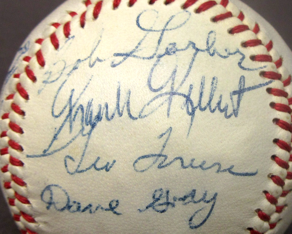 1950's unknown team PCL BASEBALL PLAYERS 17 signature autographed ...