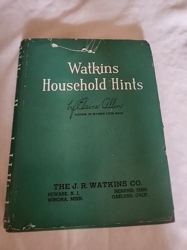 Vintage Watkins Household Hints Book 1941 Housewife Home Economics ...