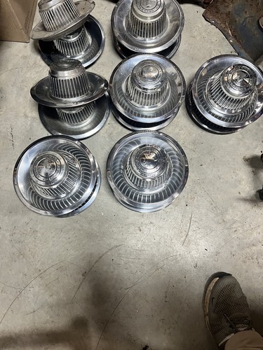 1968, 1969-1977 Chevy Rally Wheel Derby Caps, GM Original, Chevrolet ...