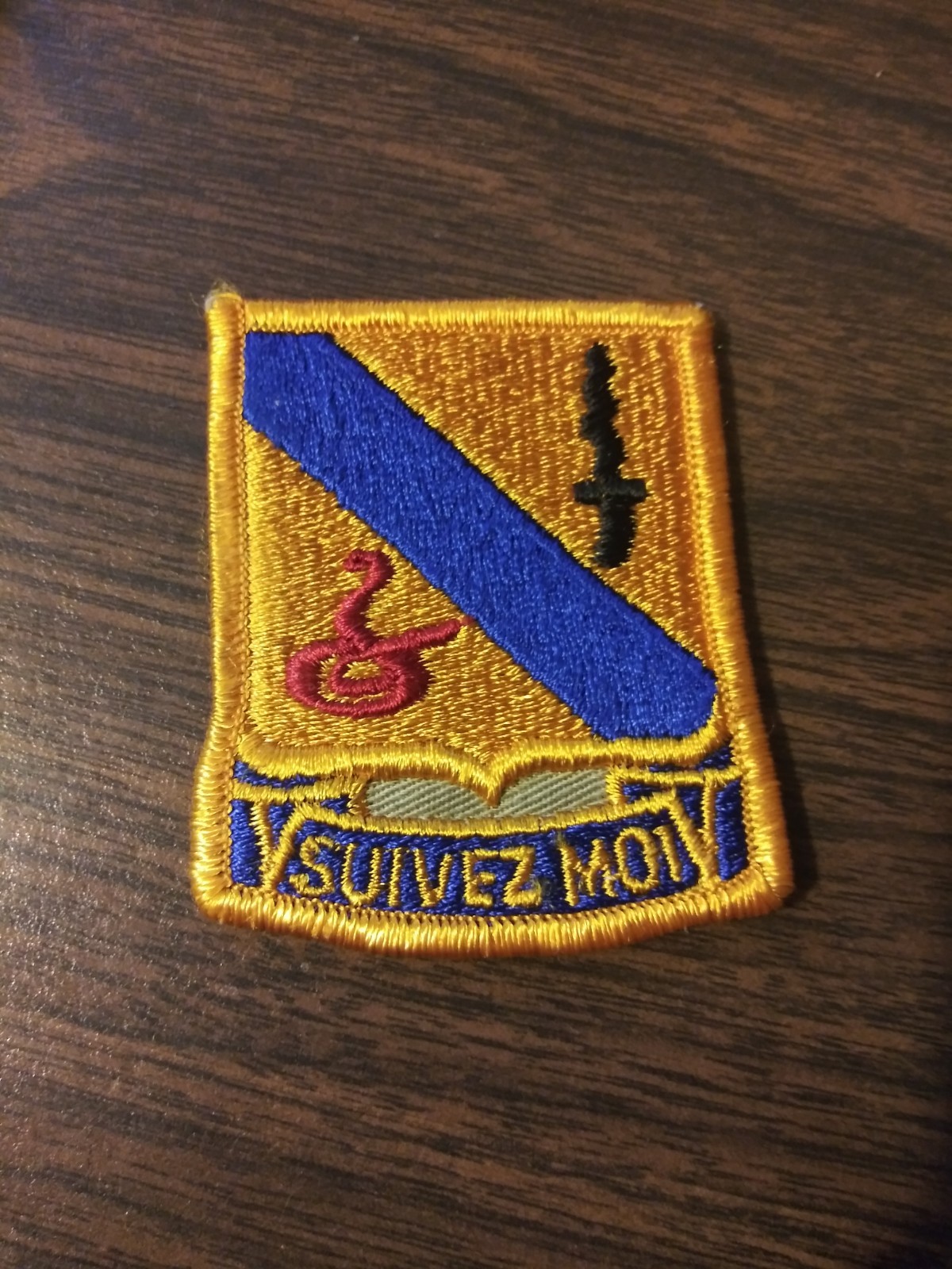 US Army 14th Cavalry Regiment "Suivez Moi (Follow Me)" Patch | eBay