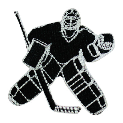 Hockey patch, goalkeeper patch, Hockey iron on patch Iron on Sew on ...