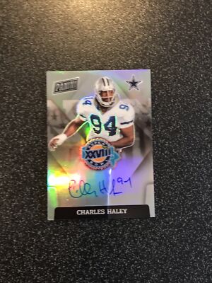 2022 Panini Charles Haley Silver Prizm Super Bowl Autograph Auto #CH (B ...