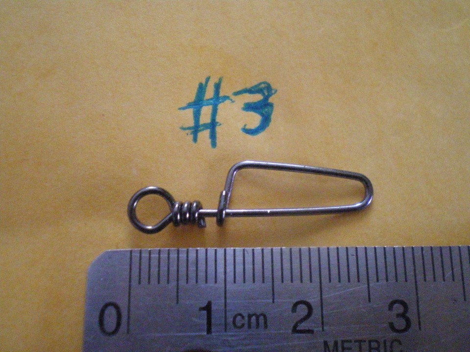 100 PCS. BLACK NICKEL COASTLOCK SNAP #3, 50 LBS TEST, 1" X 1/4" | eBay