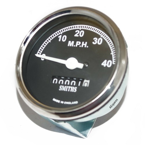 Fits Royal Enfield Bullet Replica Smiths Speedometer miles/ Hour 0-40 ...