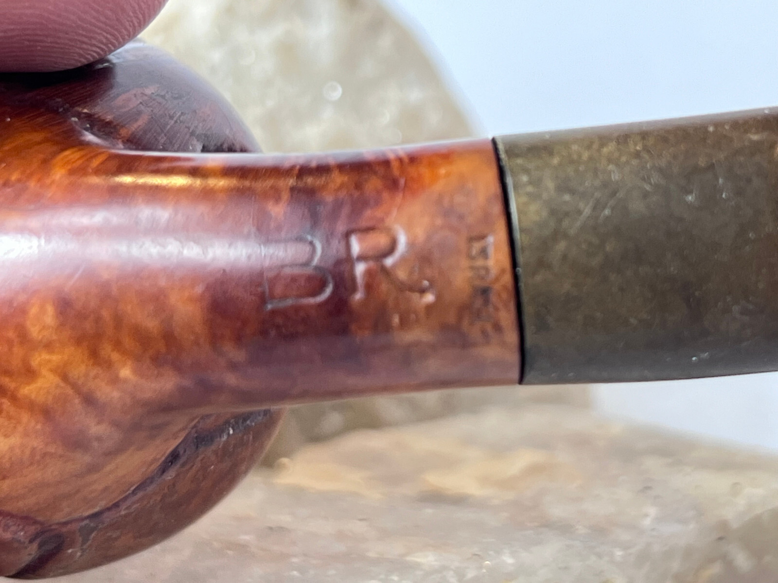 BR Israel Pipe Seasoned Bent Pot Estate Tobacco Smoking Implement | eBay