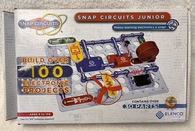 Snap Circuits Junior SC-100 Electronics Exploration Kit Built over 100 ...