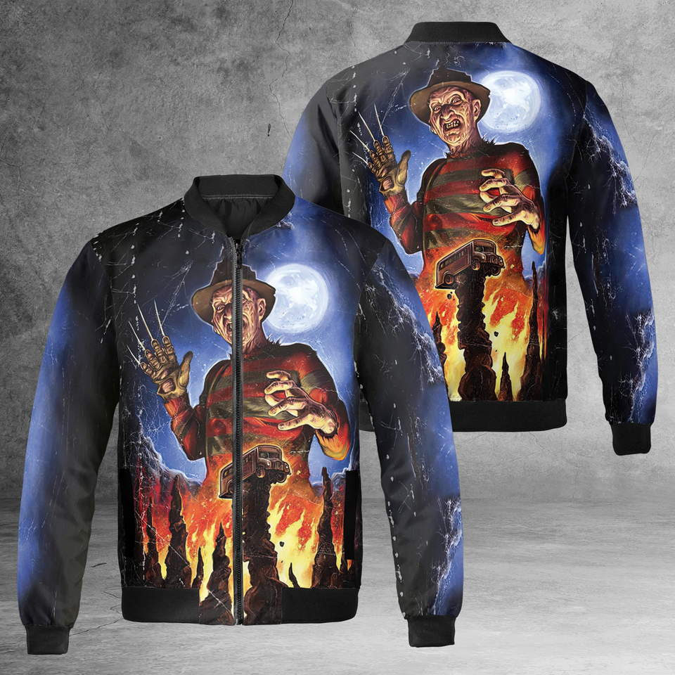 Freddy Krueger Nightmare On Elm Street Gift For Fans Horror Jacket | eBay