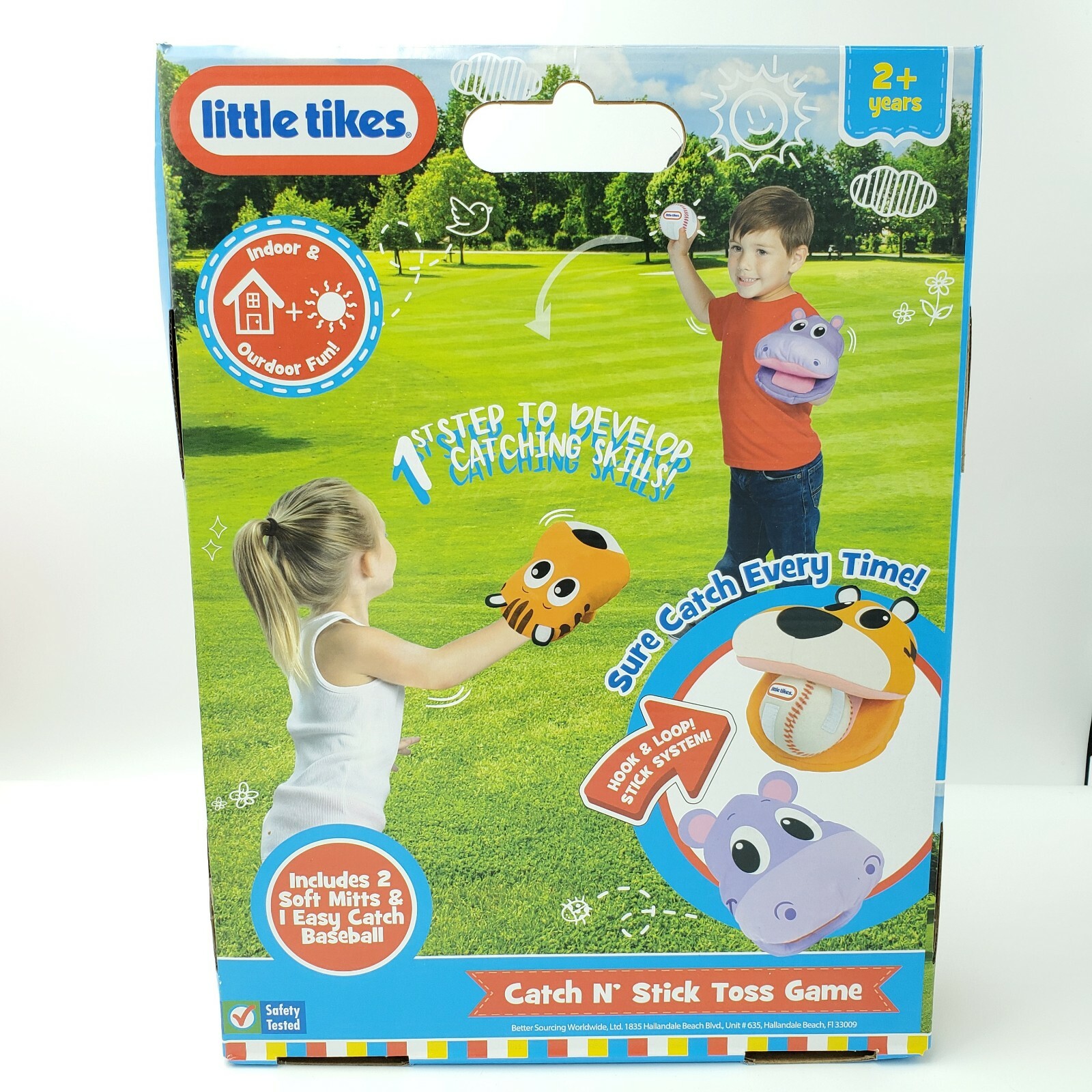 Little Tikes Catch N' Strike Toss Game Indoor/Outdoor Soft New Play ...
