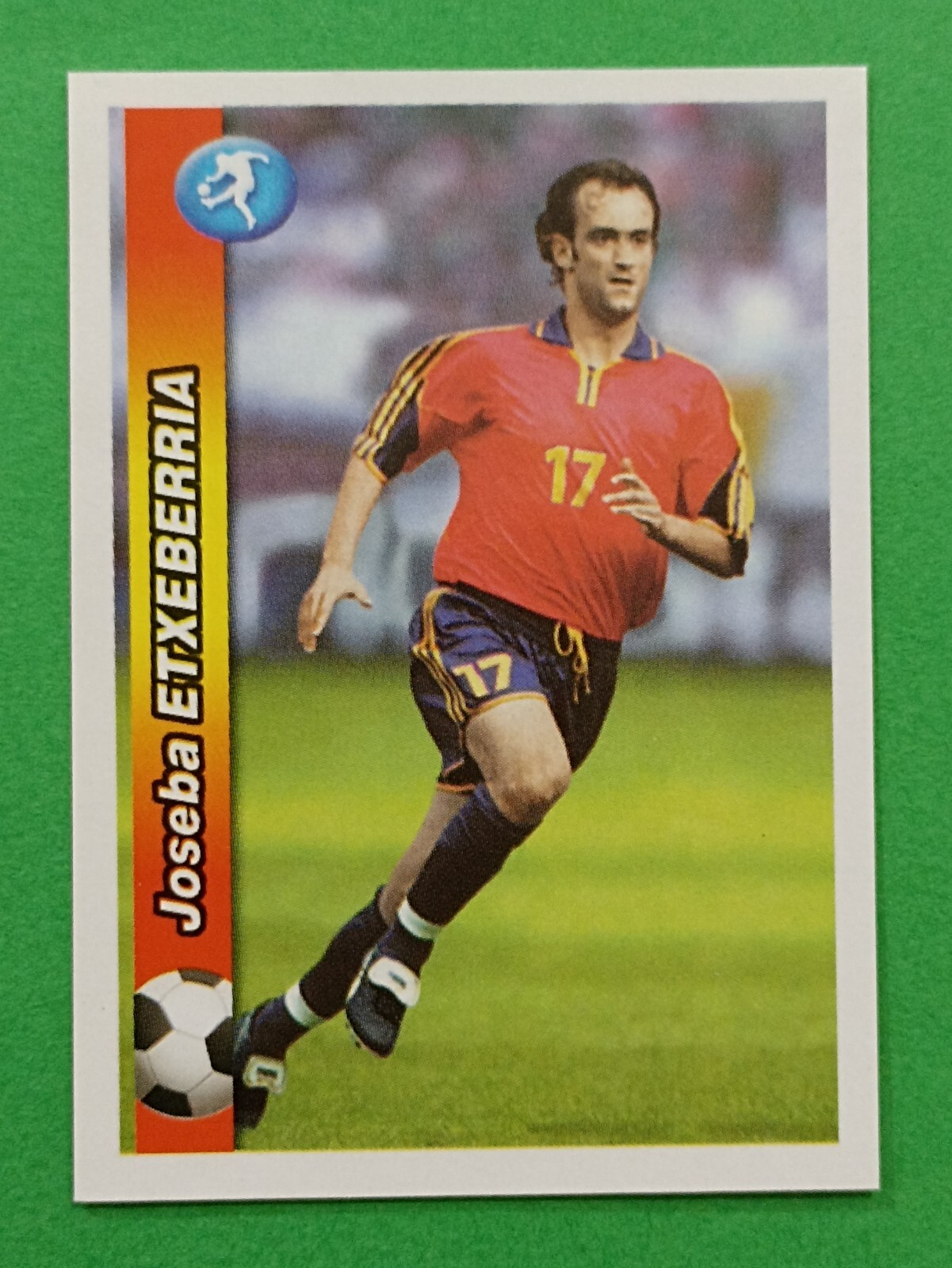 2002 Navarrete Korea Japan World Cup FIFA Ax Sticker #077 JOSEBA ...