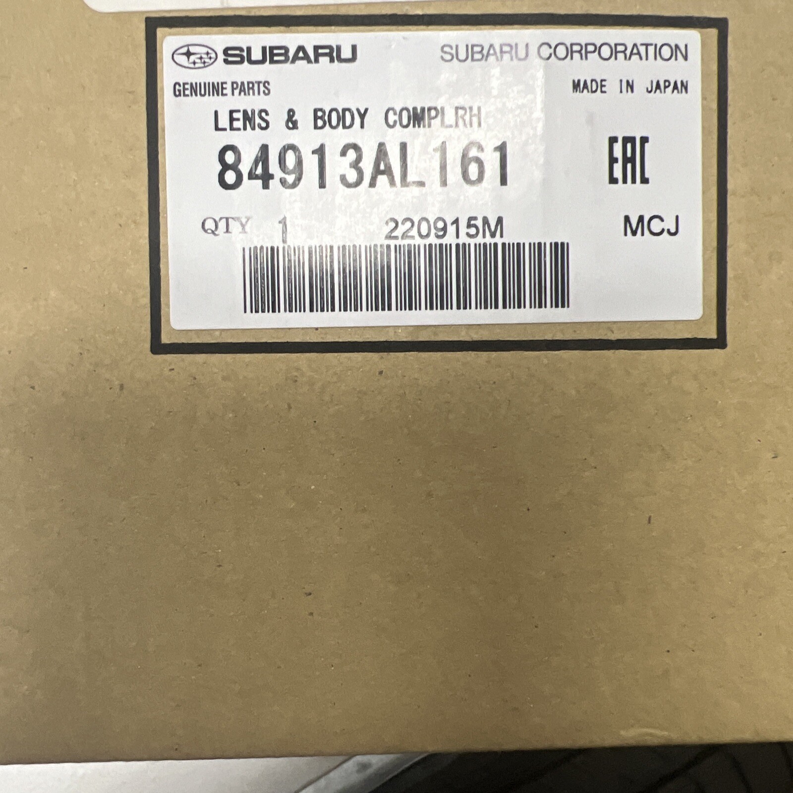 OEM 18 Subaru Crosstrek RH Reflector 84913AL161 for sale online | eBay