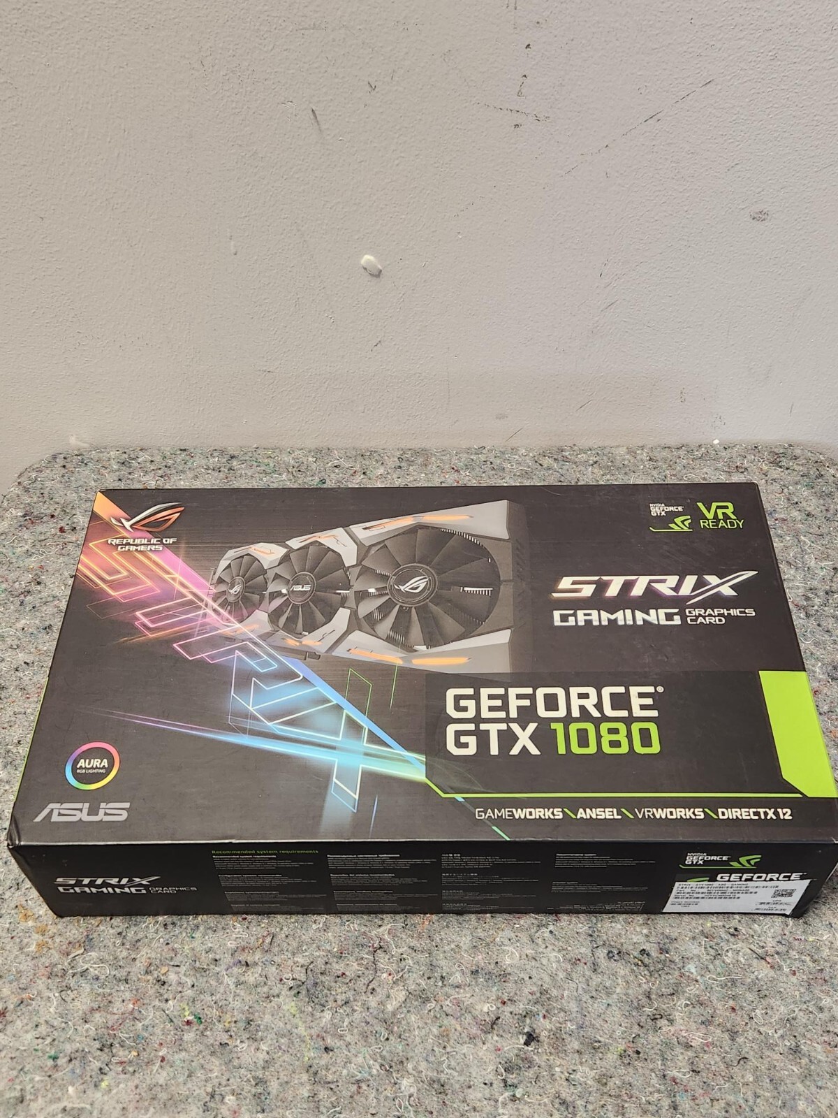 ASUS NVIDIA GeForce GTX 1080 8GB GDDR5X Graphics Card (STRIX-GTX1080 ...