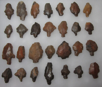 28 Neanderthal Arrowhead / Spearpoints -40,000 BC Ziagot, Morocco | eBay