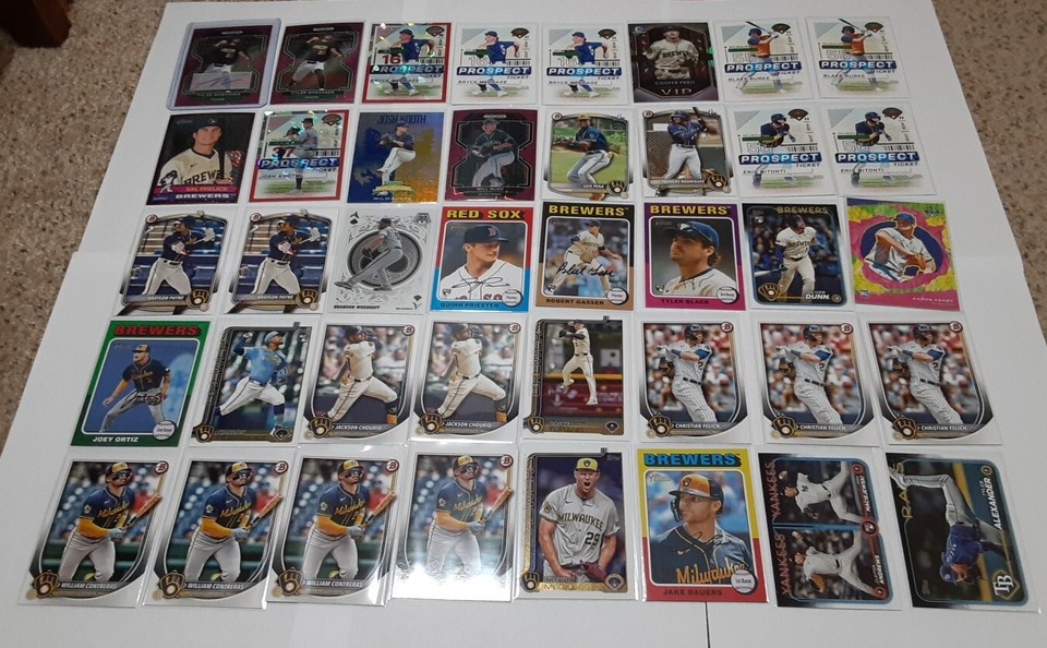 46 Lot Brewers Sal Frelick Sparkle 3 Jacob Misiorowski 2022 Tyler ...